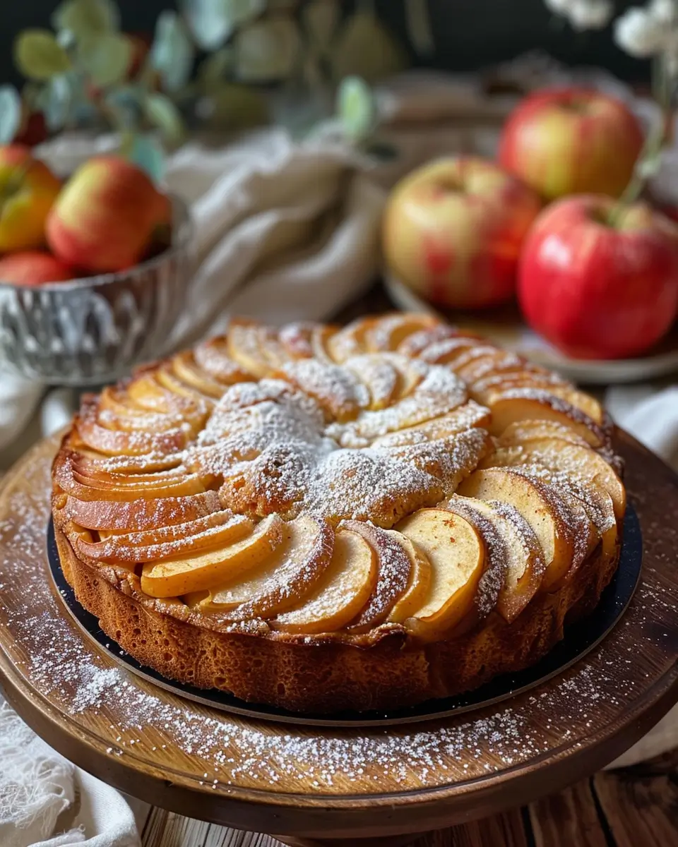 Italian Apple Cake With Plenty Of Apples Torta Di Mele | Epic Meal Recipes
